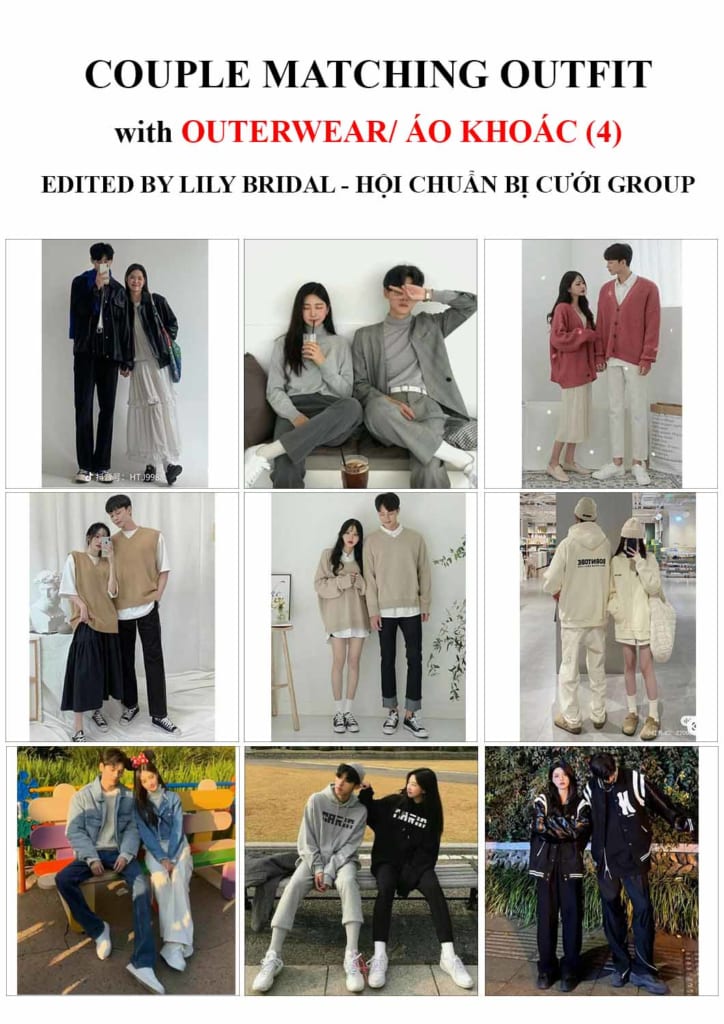 Tổng Hợp Các Set Phối Đồ Couple Cho Cặp Đôi - Lily Planner