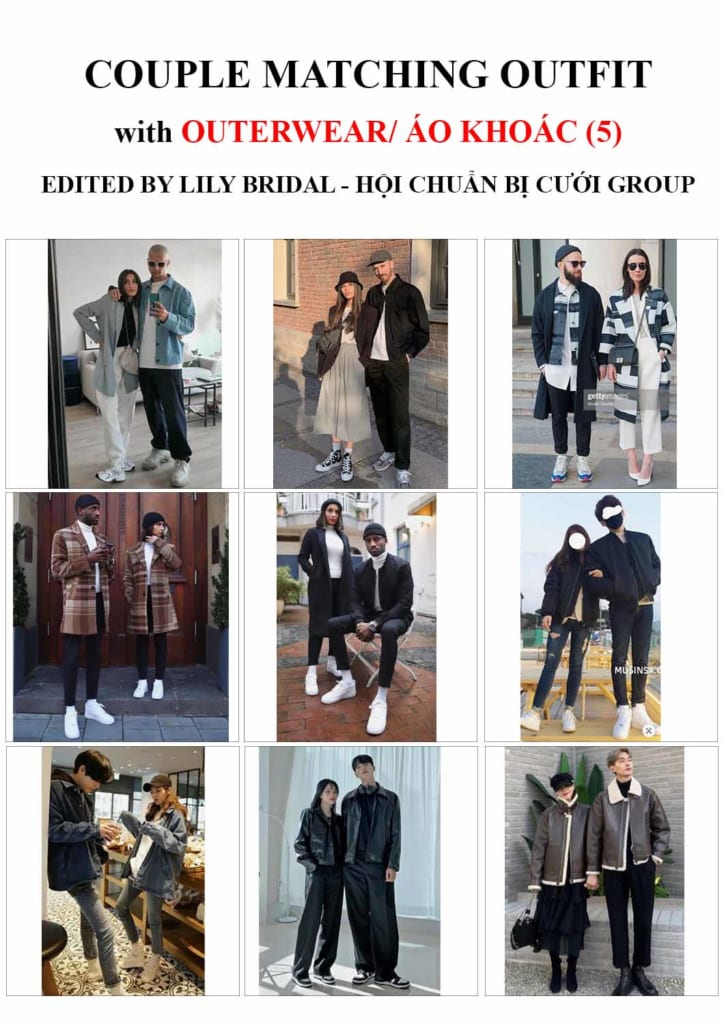 Tổng Hợp Các Set Phối Đồ Couple Cho Cặp Đôi - Lily Planner